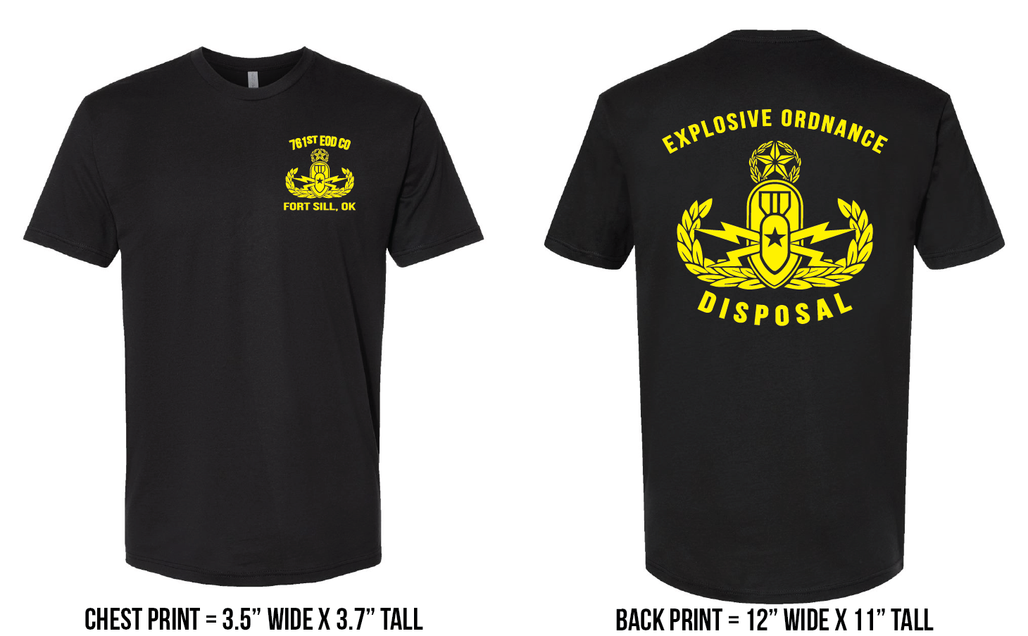 Custom 761st EOD Co Tee – BombBullie